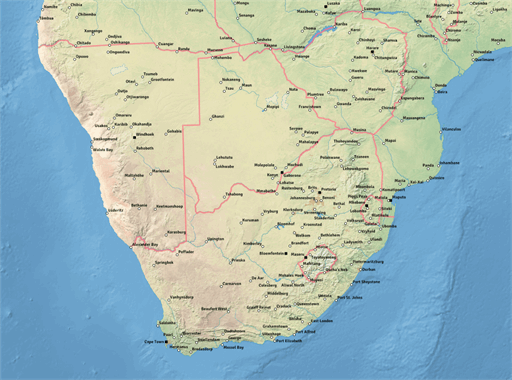 Africa Map With Cities Large Scale Detail Political Map Of Africa With