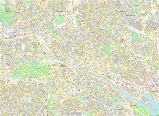 ScalableMaps: Vector maps of Berlin (PDF, AI)