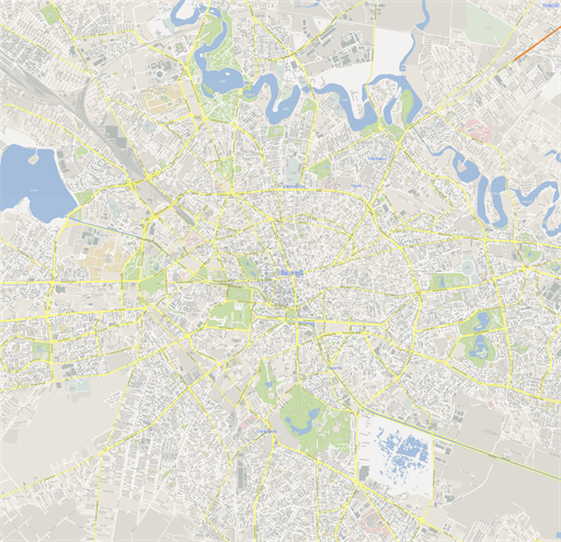ScalableMaps: Vector maps of Bucharest (PDF, AI)