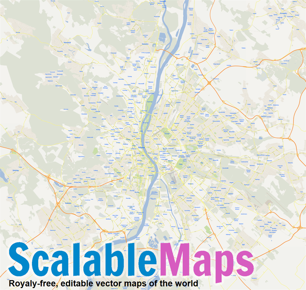 ScalableMaps: vector maps of Hungary