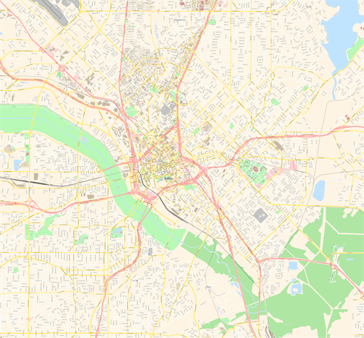 ScalableMaps: Vector maps of Dallas (PDF, AI)