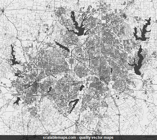 Printable Map Of Dallas Fort Worth Metroplex Printable Maps