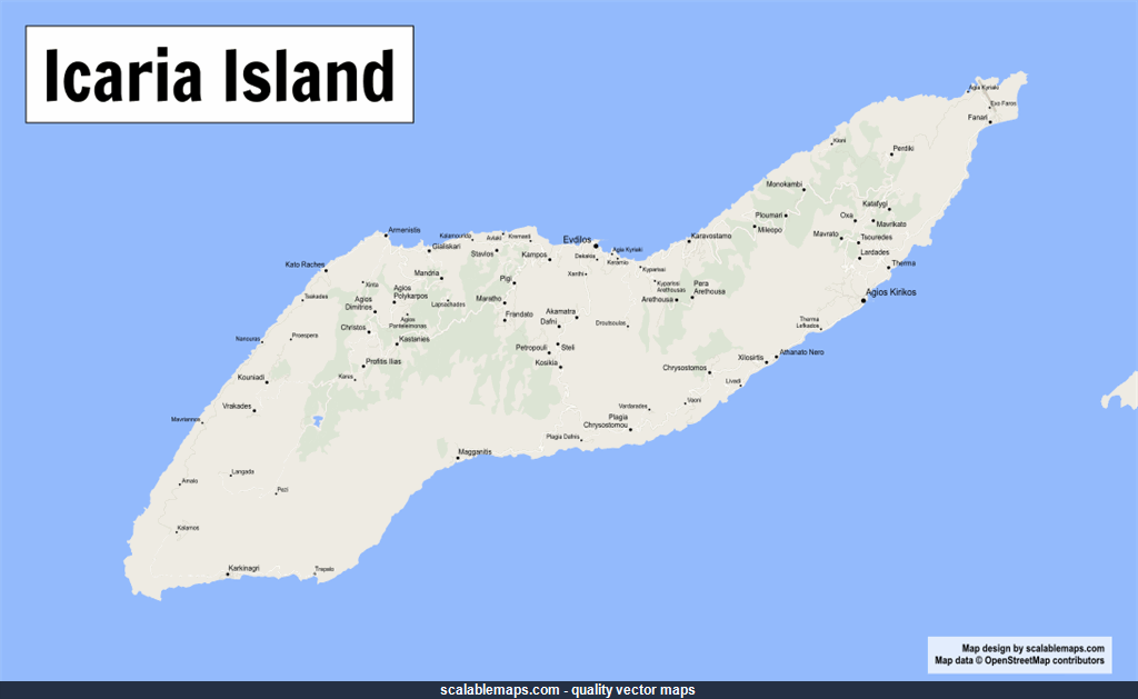 ScalableMaps: vector maps of Icaria Island