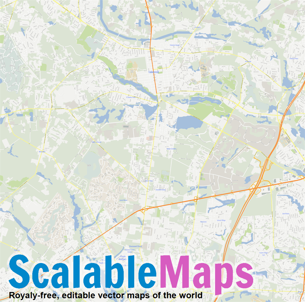 ScalableMaps: vector maps of Lakewood