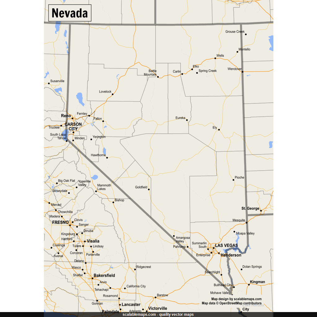 ScalableMaps: vector maps of Nevada