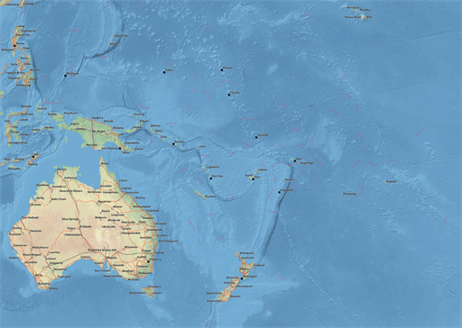 ScalableMaps: Vector maps of Oceania for Illustrator