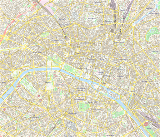 ScalableMaps: Vector maps of Paris (PDF, AI)