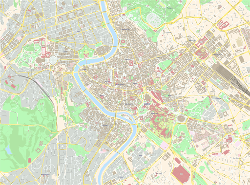 Pdf Map Of Rome