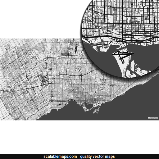 Toronto, No Mapa